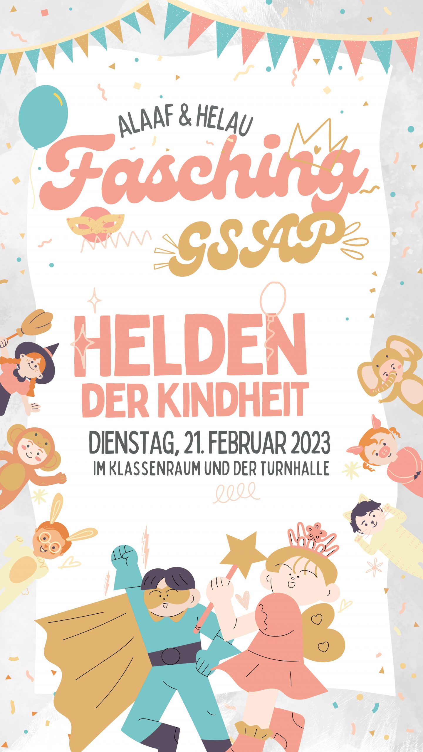 Wir feiern am 21.02.23 den ganzen Tag Fasching – Motto: Helden der ...